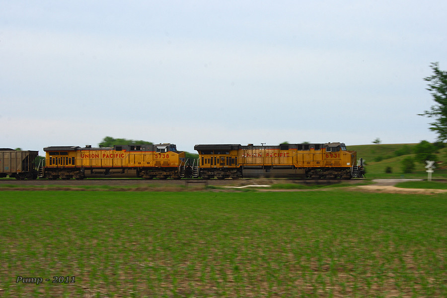 Eastbound UP Loaded Coal Train